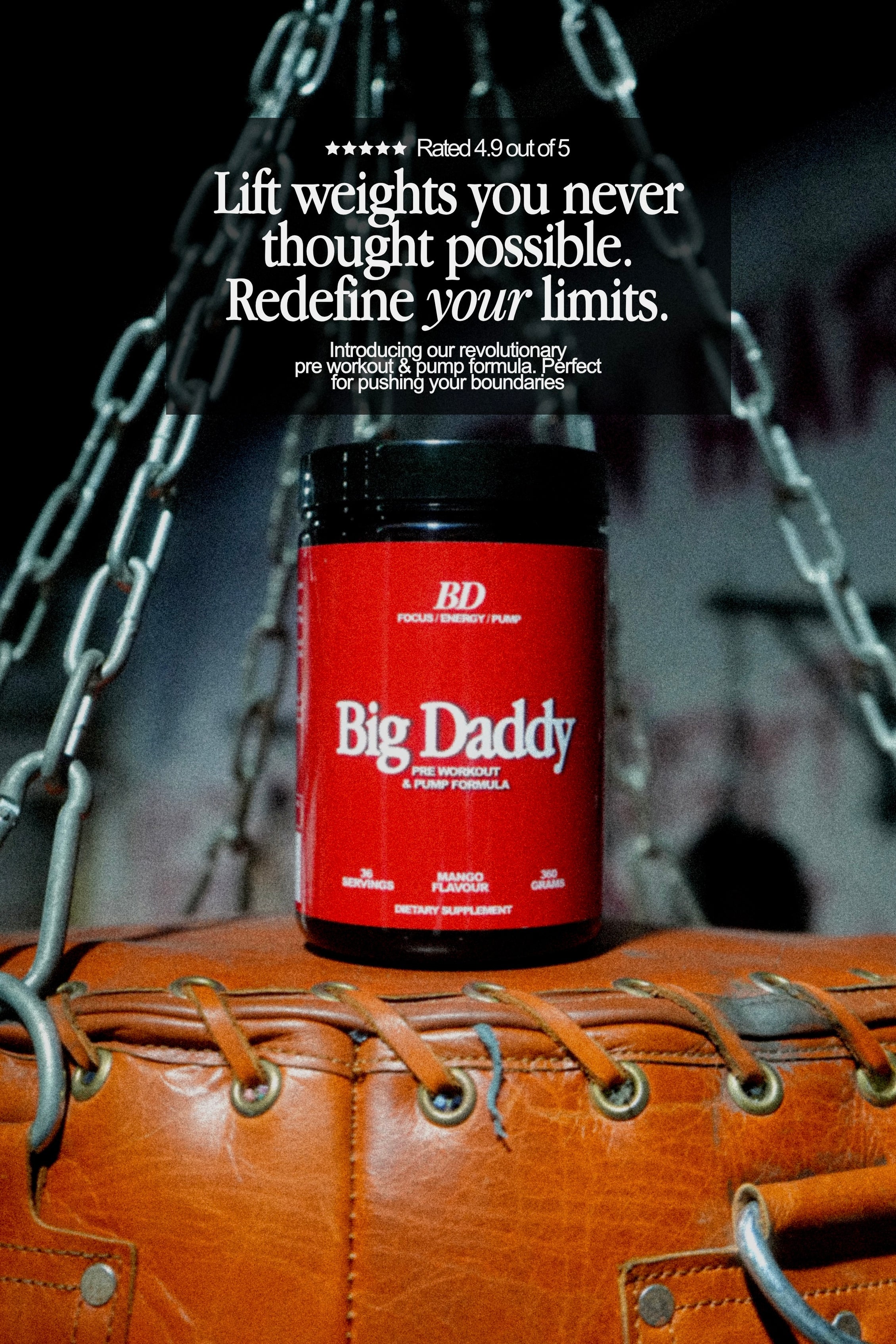 Big Daddy Pre Workout - Ultimate Energy & Pump Formula for Athletes